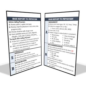 Badge Buddy SBAR Report - Etsy