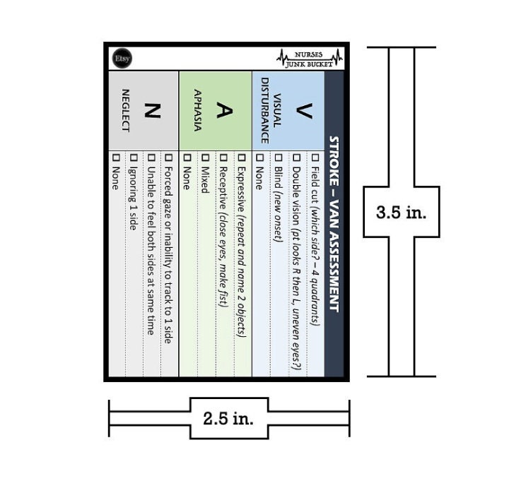 VAN Assessment Digital Download Badge Buddy - Etsy