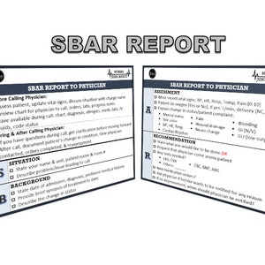 Badge Buddy - SBAR Report - Etsy