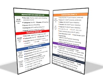 Badge Buddy ER Bundle 2: Acls Pals Triage Vital Signs Rsi Iv - Etsy