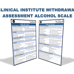 Clinical Institute Withdrawal Assessment for Alcohol (CIWA-AR) Digital ...