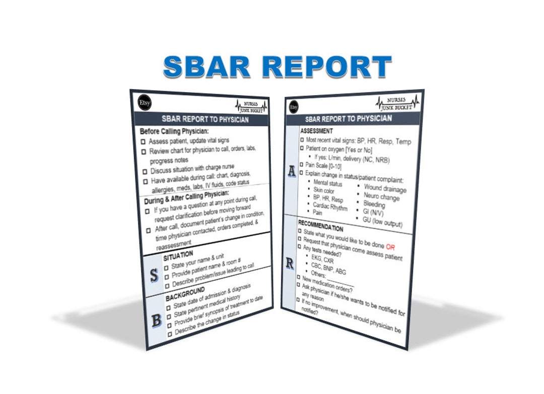 Badge Buddy - SBAR Report - Etsy