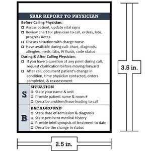 Badge Buddy SBAR Report - Etsy