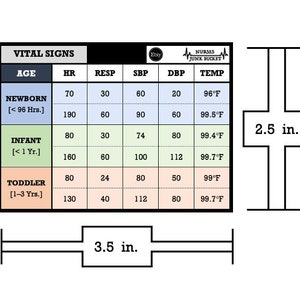 Badge Buddy - Vital Signs - Etsy