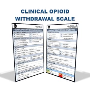 Badge Buddy - Clinical Opioid Withdrawal Scale (COWS) - Etsy