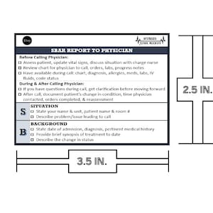 Badge Buddy - SBAR Report - Etsy