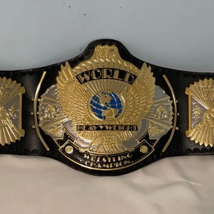 Classic Dual Plated Winged Eagle Championship Title Belt Replica Adult ...