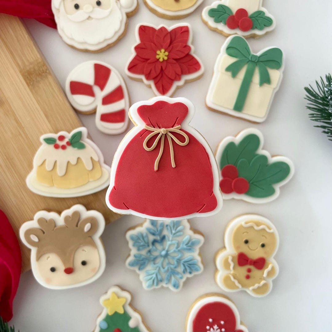 Stamp and Cookie Cutter #243 - Bag - MINI for Sugar Paste Cookies - Etsy