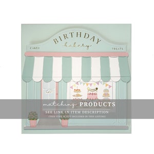 Birthday Boutique Die-cut Greeting Card, Unisex Happy Birthday Greeting ...