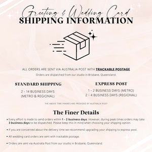 His and Her Vows, Bride and Groom Wedding Day Card Template, Minimalist Wedding Vows Card ...