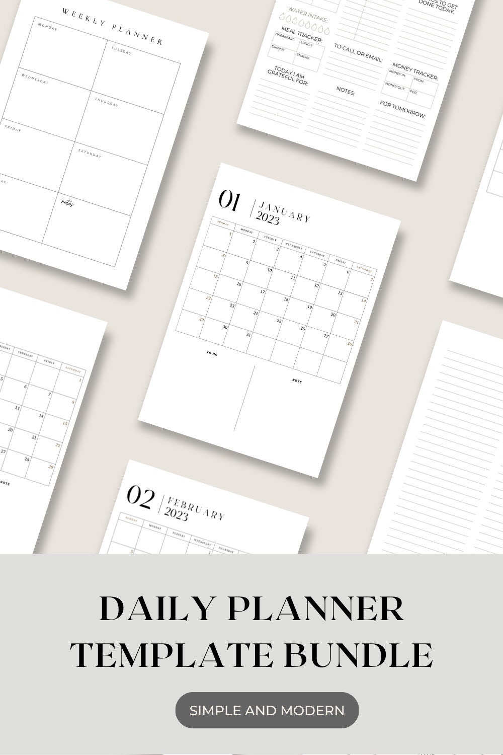 2023 Digital Planner | Dated Digital Journal for Goodnotes, Notability ...