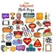 Bollywood Photo Booth Props - 30+ Pack | Bollywood Quotes Props ...