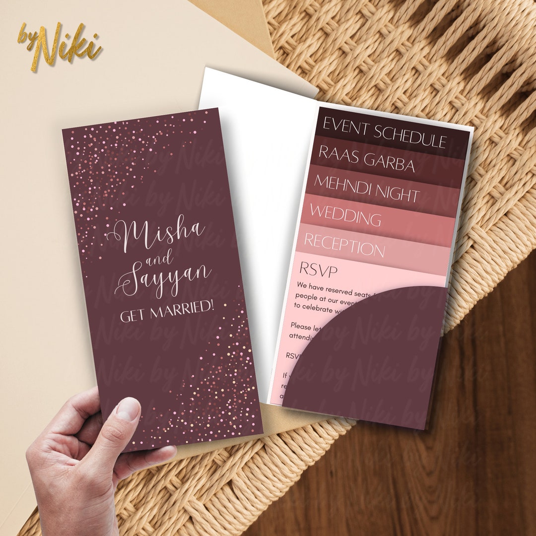 Wedding Invitation Stack | Wedding Invitation Set, Wedding Card, Modern ...