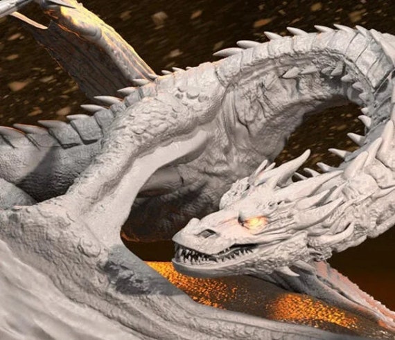 Smaug Dragon Lord of the Rings STL Model for 3d Print - Etsy Canada