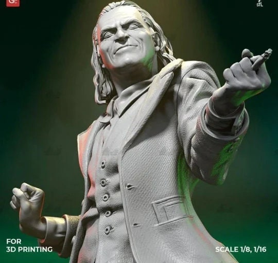 Joker Joaquin Phoenix Movie Stl 3d Print Dc Comics - Etsy UK