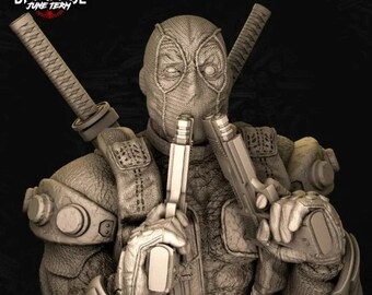 Deadpool 3d Print - Etsy