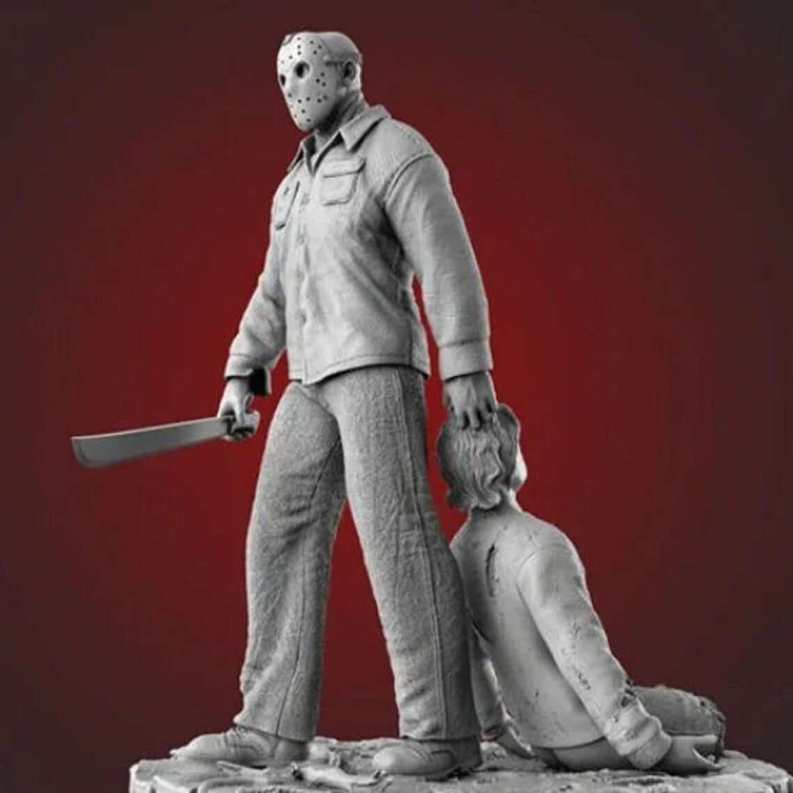 Jason Voorhees Friday 13 Stl Model 3d Print - Etsy