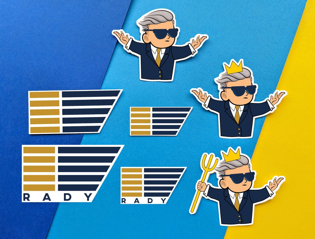 UCSD Rady Stickers, Cute Gift for UCSD College Students, Laptop Sticker ...