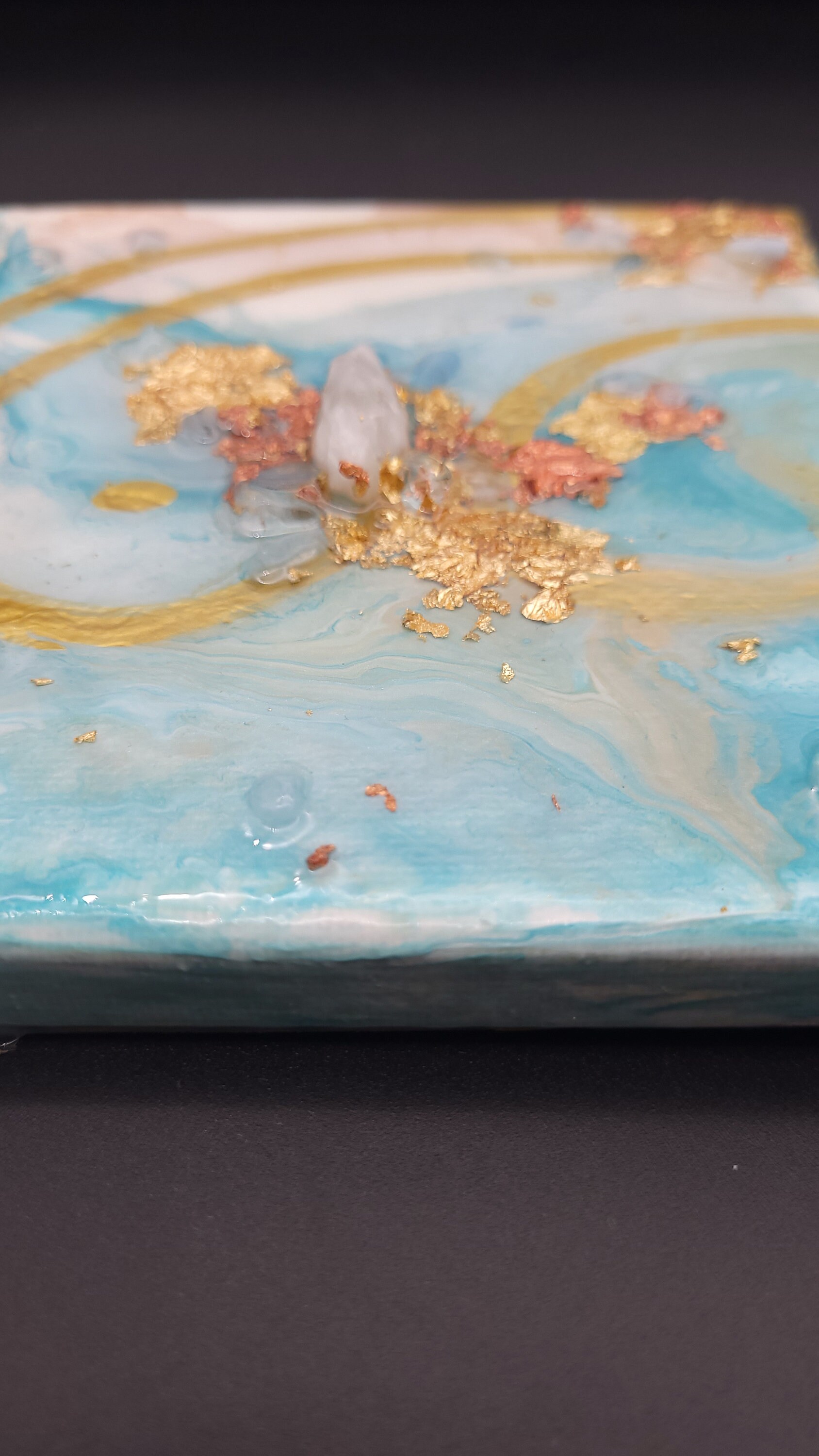 Crystal Resin Art Painting delightful Splash - Etsy