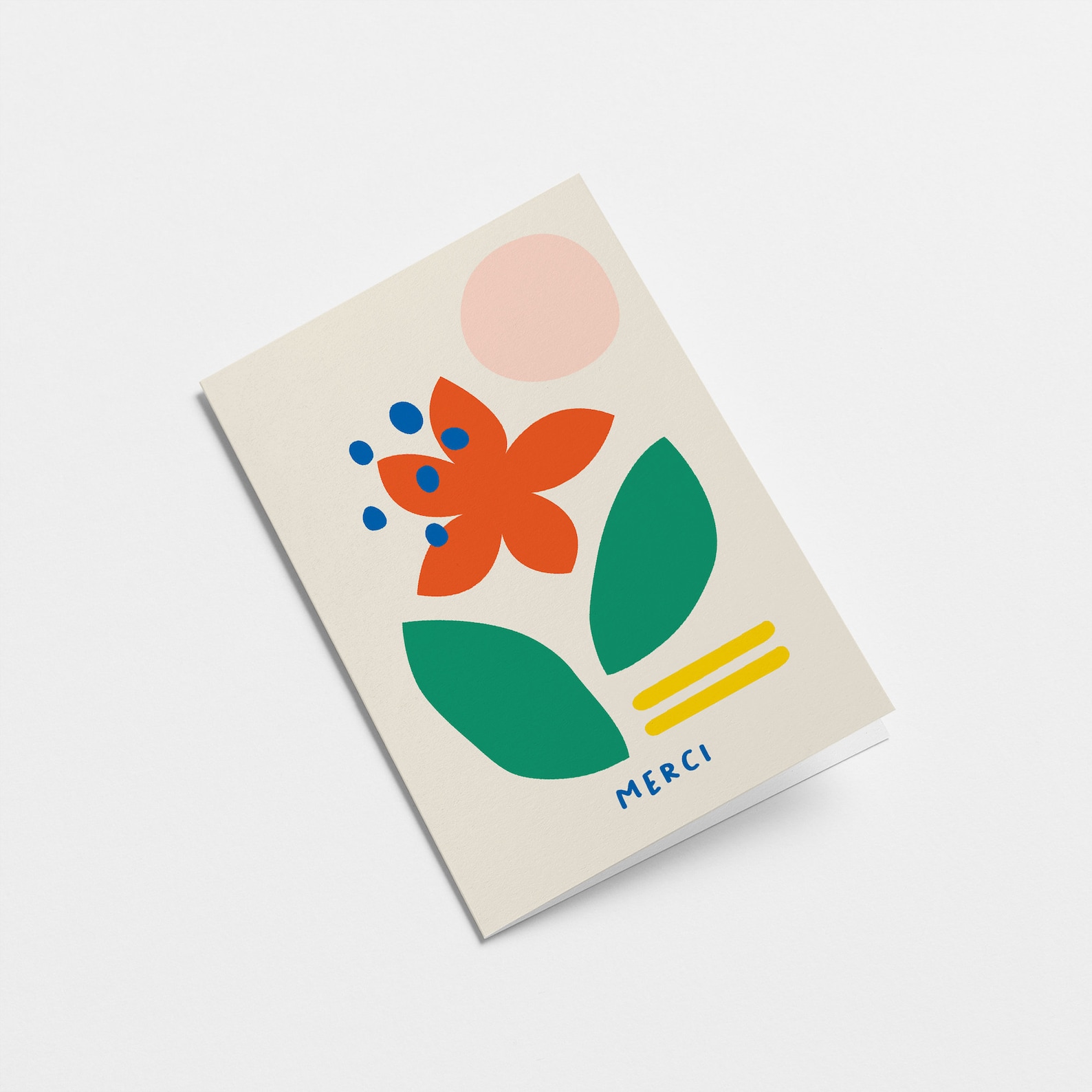 Merci Carte De Voeux French Thank You Card - Etsy