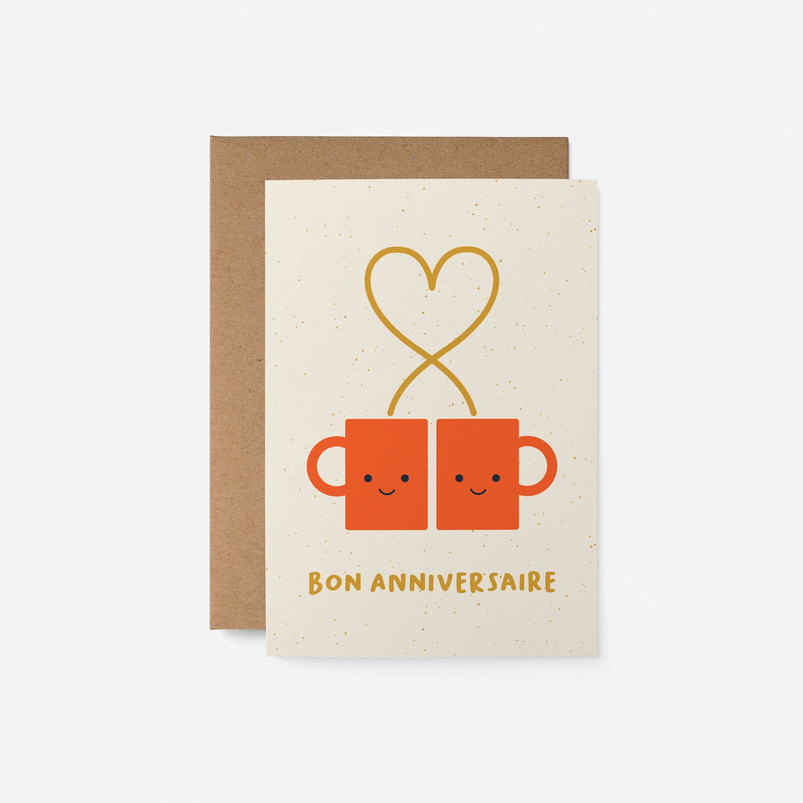 Bon Anniversaire Carte De Voeux French Anniversary Card - Etsy