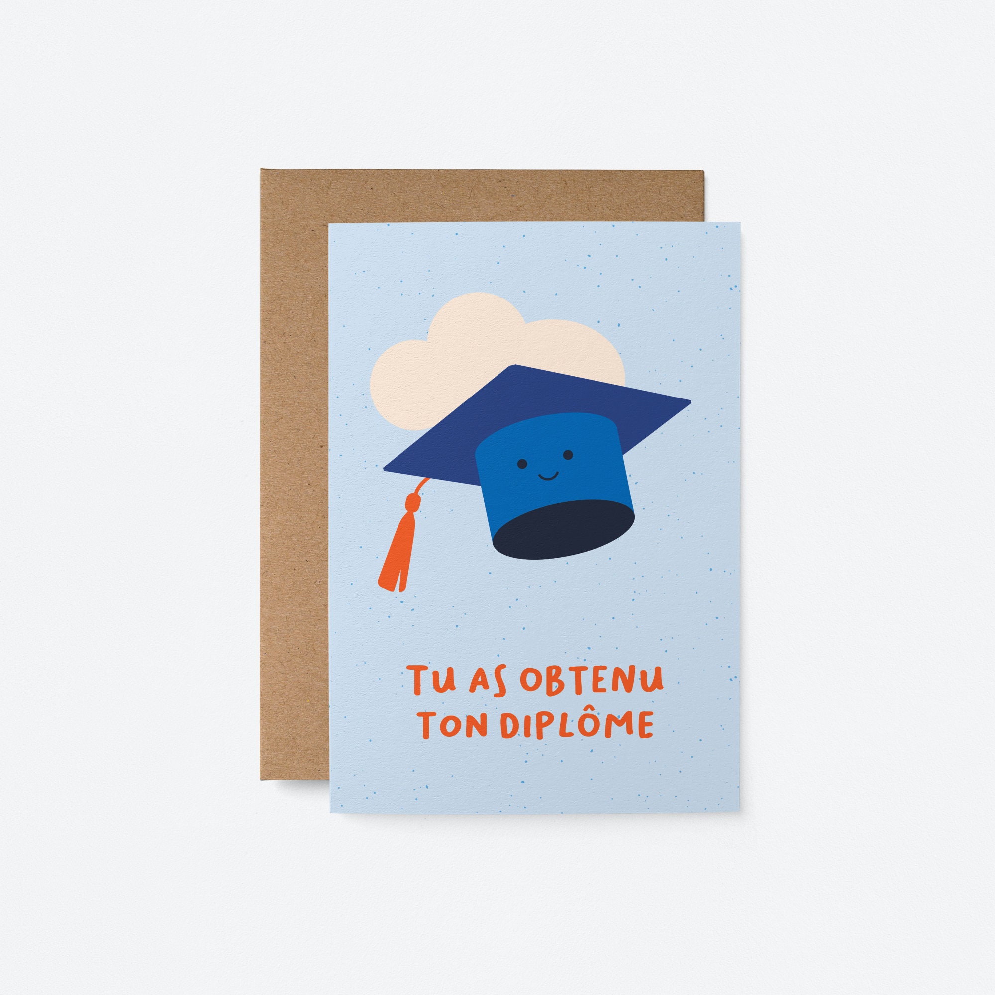 Tu as Obtenu Ton Diplôme Carte De Voeux French Graduation Card - Etsy