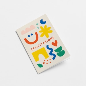 Félicitations Carte De Voeux French Congratulations Card - Etsy