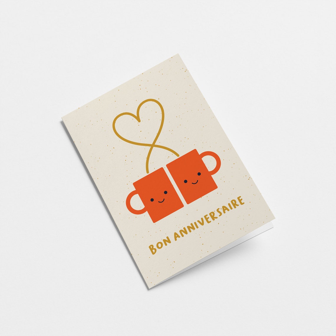 Bon Anniversaire Carte De Voeux French Anniversary Card - Etsy