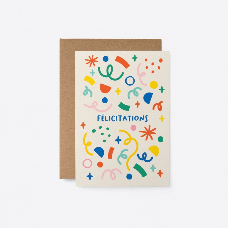 Félicitations Carte De Voeux French Congratulations Card - Etsy