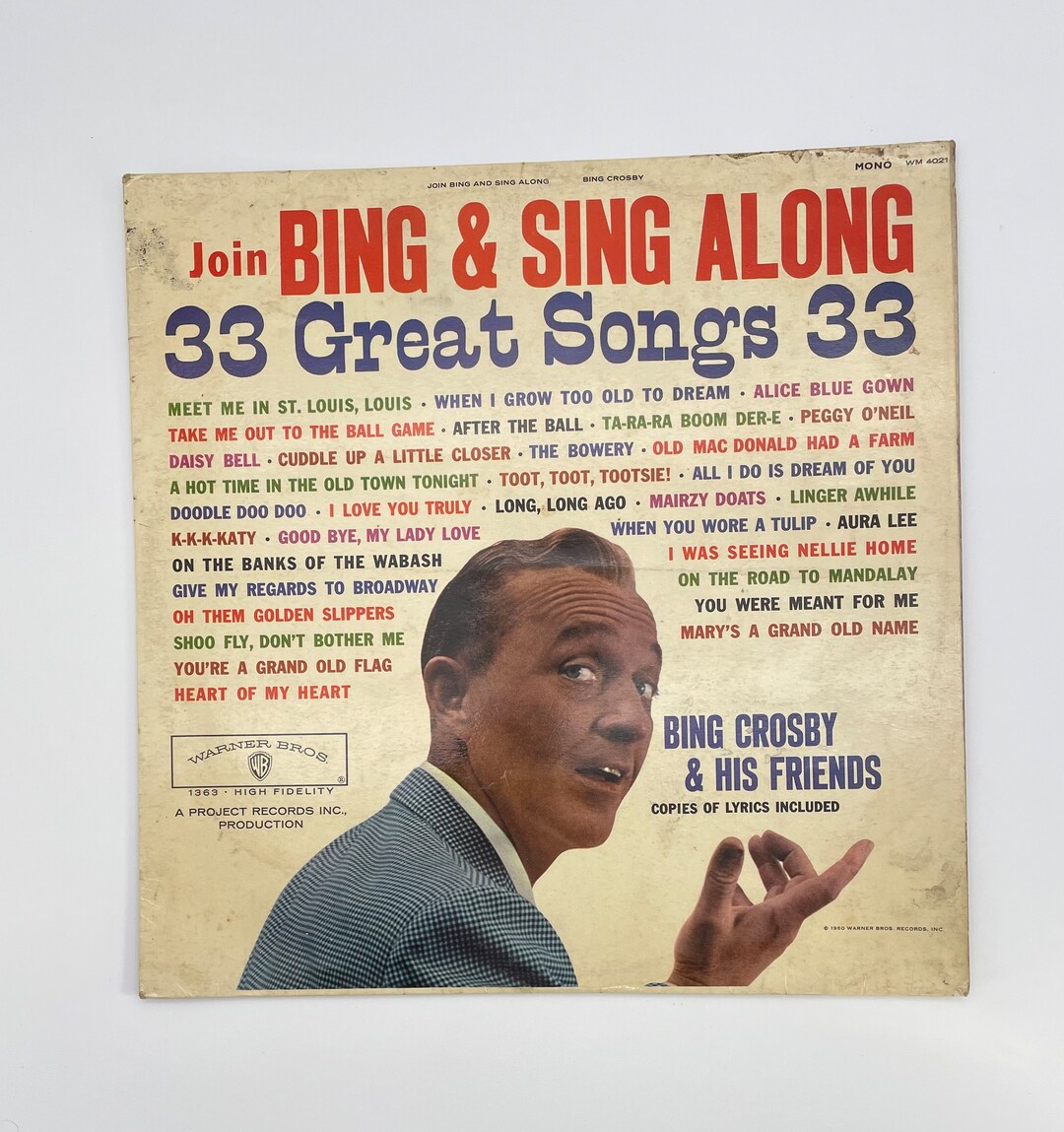 Join Bing & Sing Along LP - Etsy