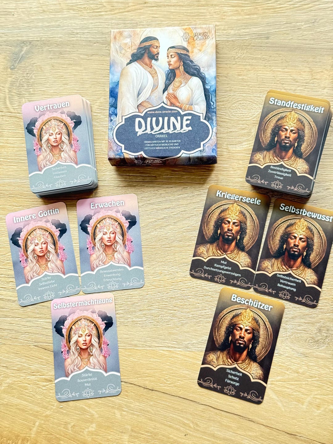 Divine Balance Oracle - Oracle Cards - Divine Feminine and Masculine ...