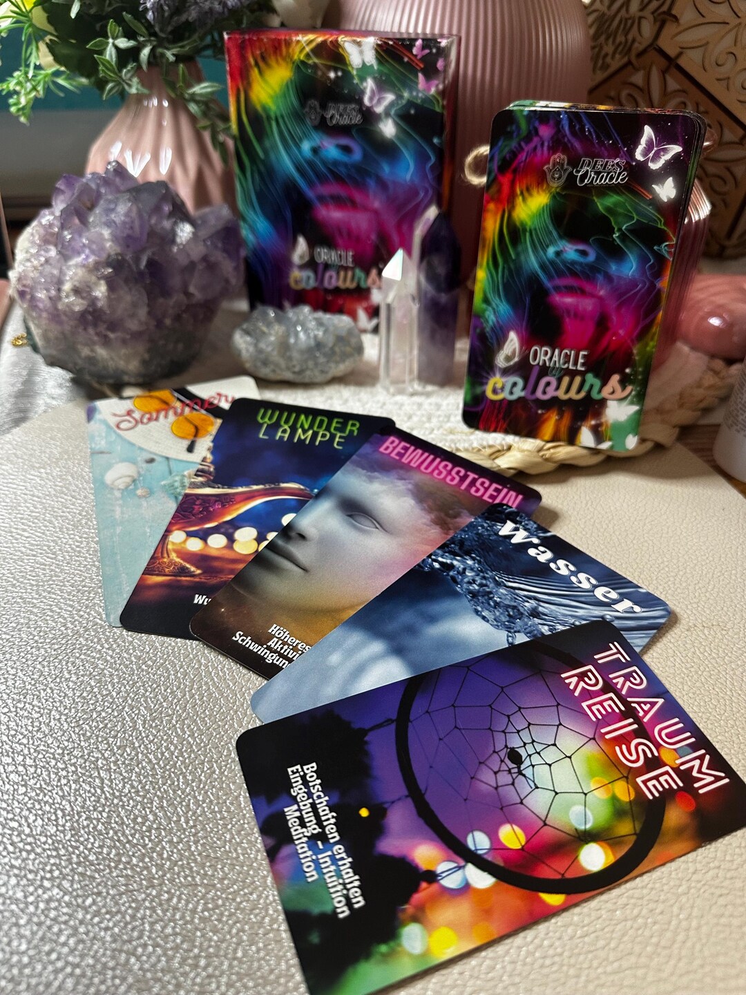 Dee’s Oracle of Colours - General Oracle - Card Game - Angel Cards ...