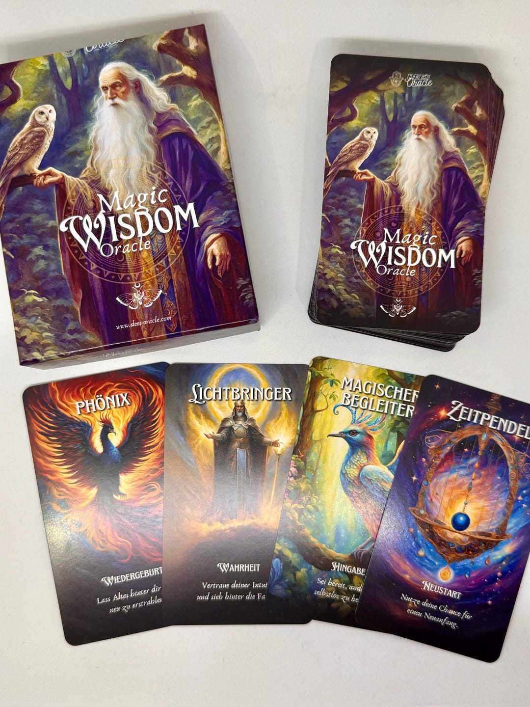 Magic Wisdom Oracle - Hexenorakel - Kartenspiel - Magie - Sterne ...