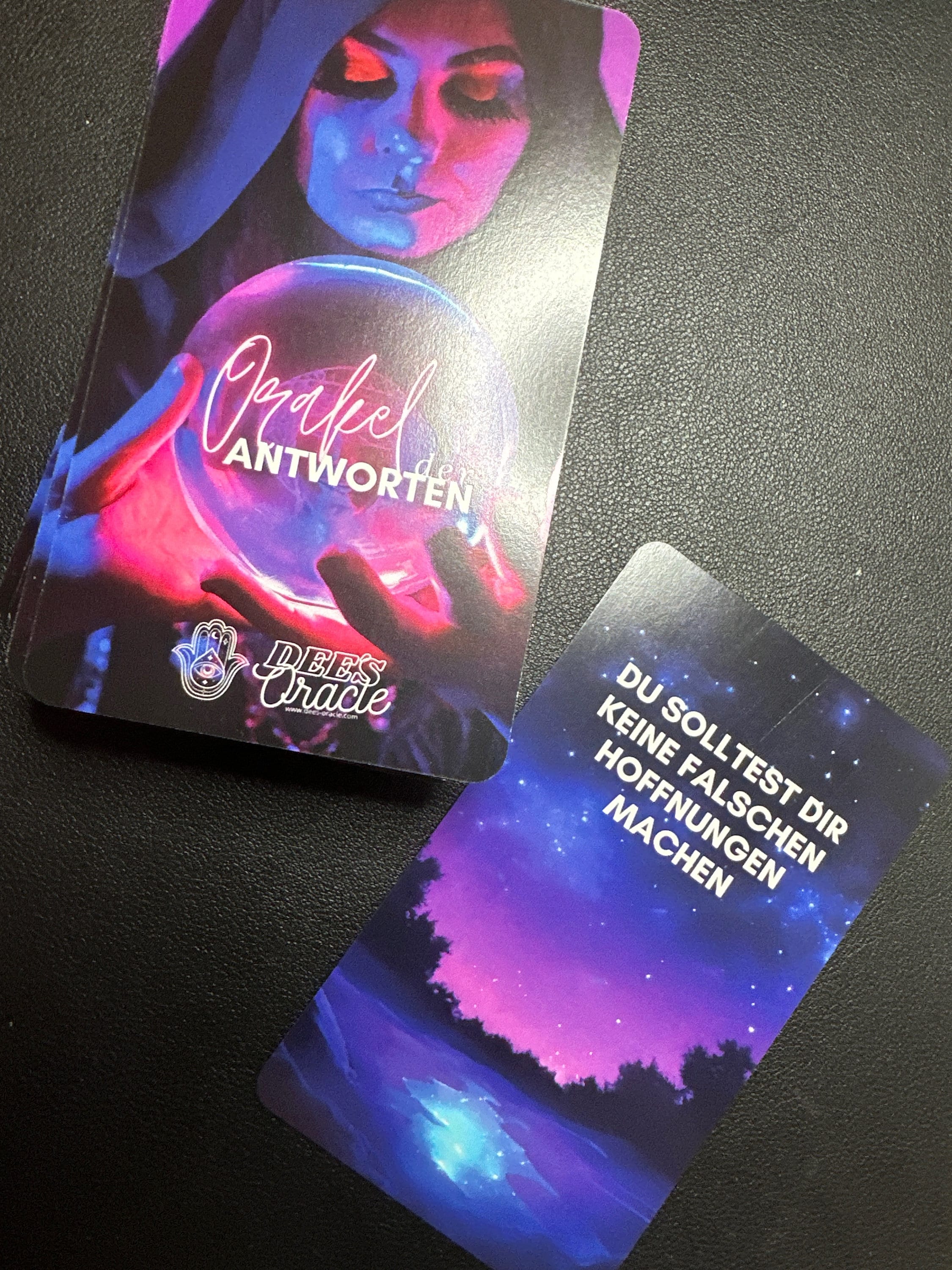 Dees Oracle of Answers Glass Ball Oracle Card Game Angel Cards ...