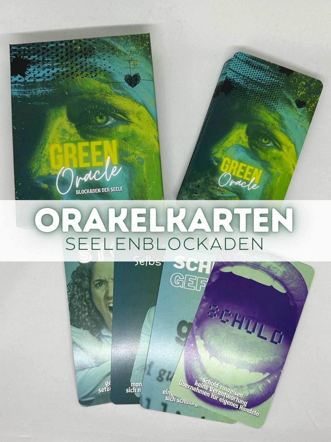 Dee's GREEN Oracle - Soul Blockage Oracle - Card Game - Angel Cards ...