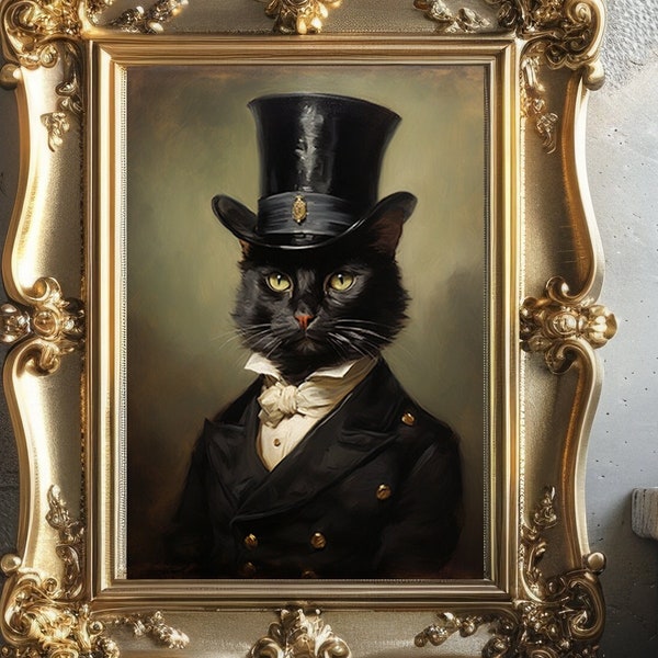 Cat Top Hat - Etsy