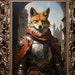 Sir Red Fox Knight Giclee Artwork Vintage Painting Wall Art - Etsy