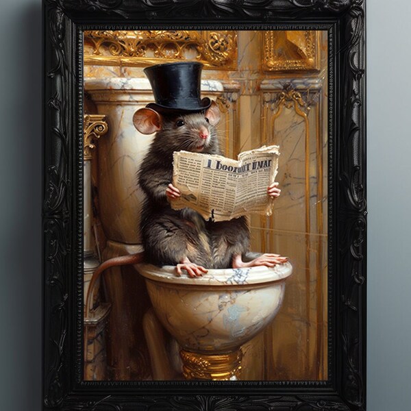 Rat Painting - Etsy