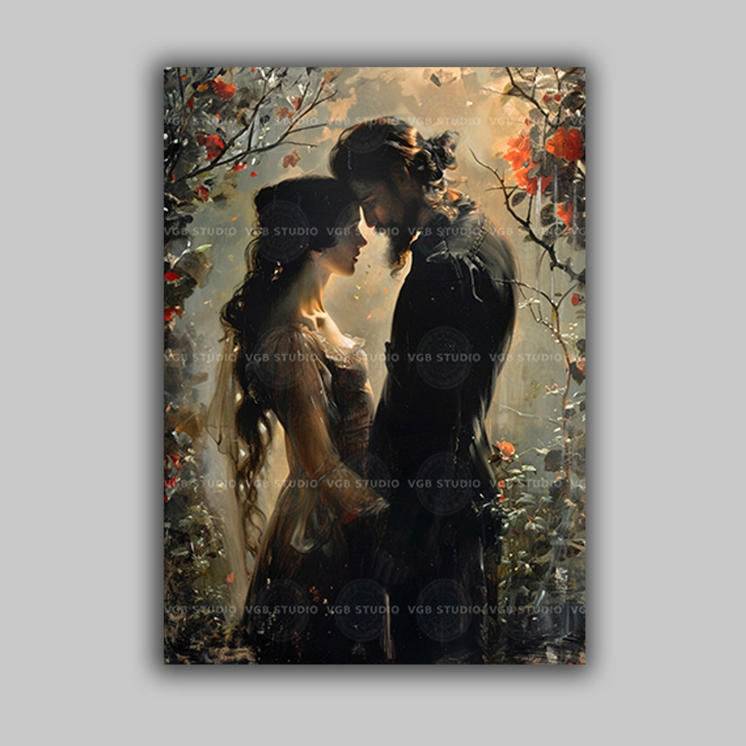 Persephone Hades Underworld Love Story Dark Forest Fine Art Giclee ...