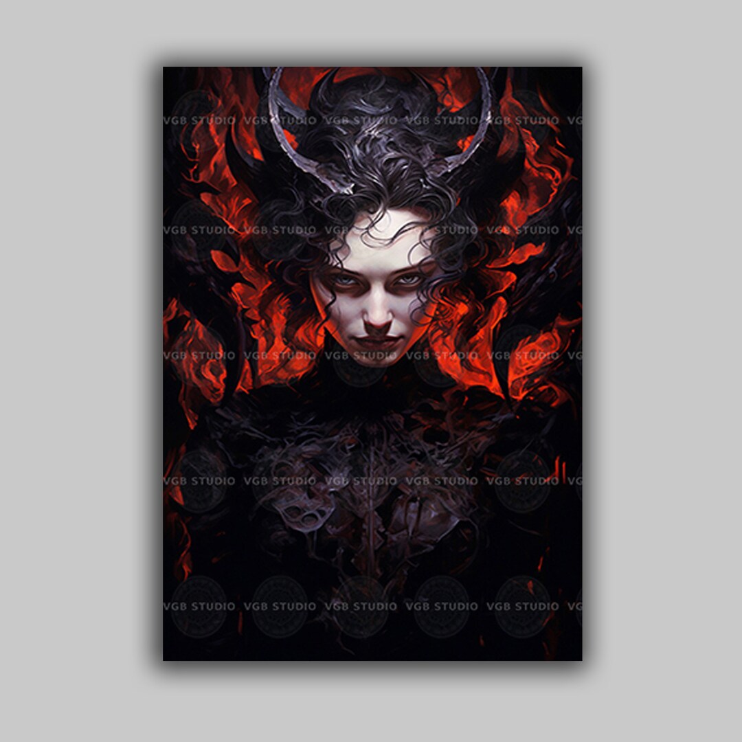 Lilith Goddess Original She Demon Wicca Witchy Demonic Dark Angel ...