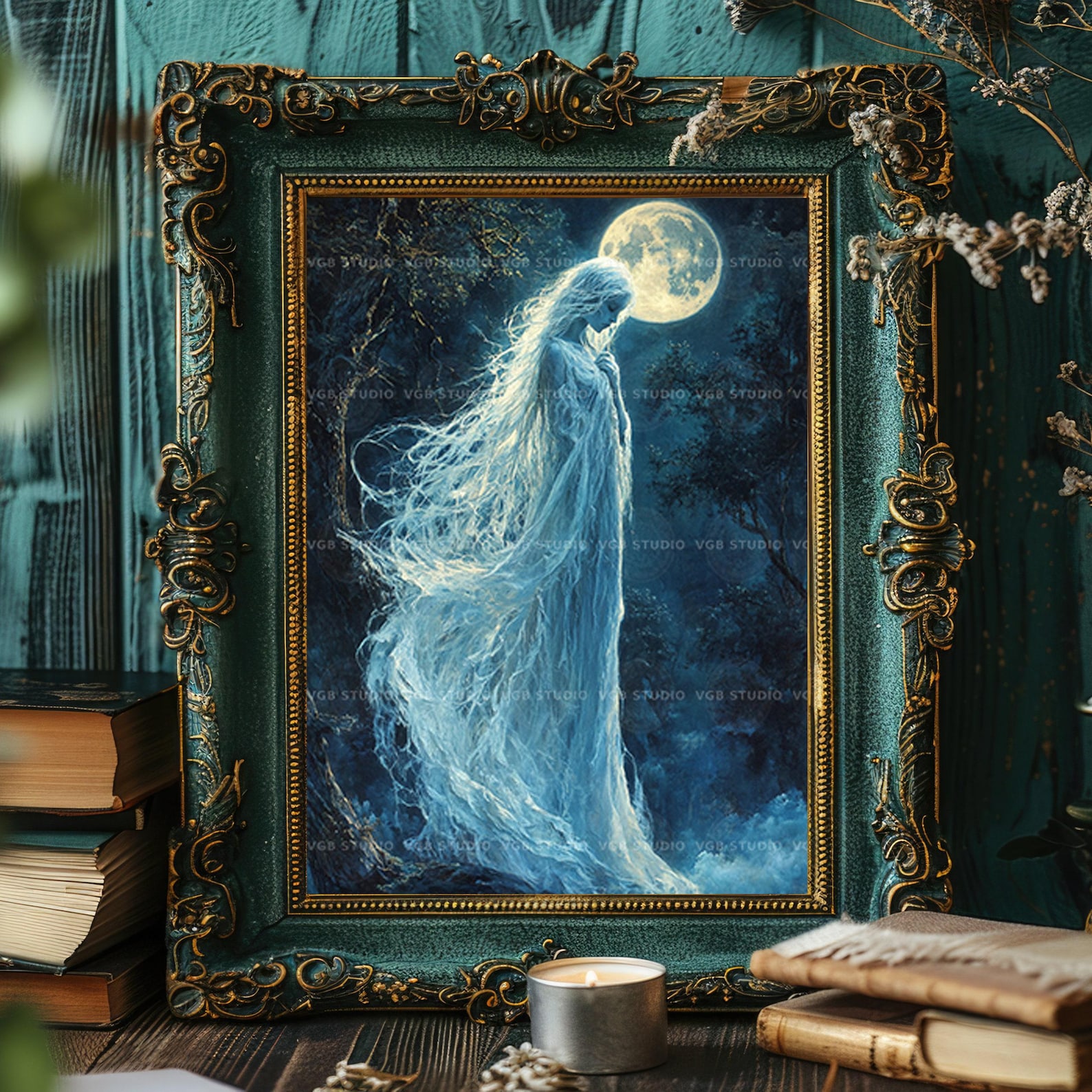 Cliodnha Celtic Banshee Queen Goddess of Beauty and Death Art Print ...
