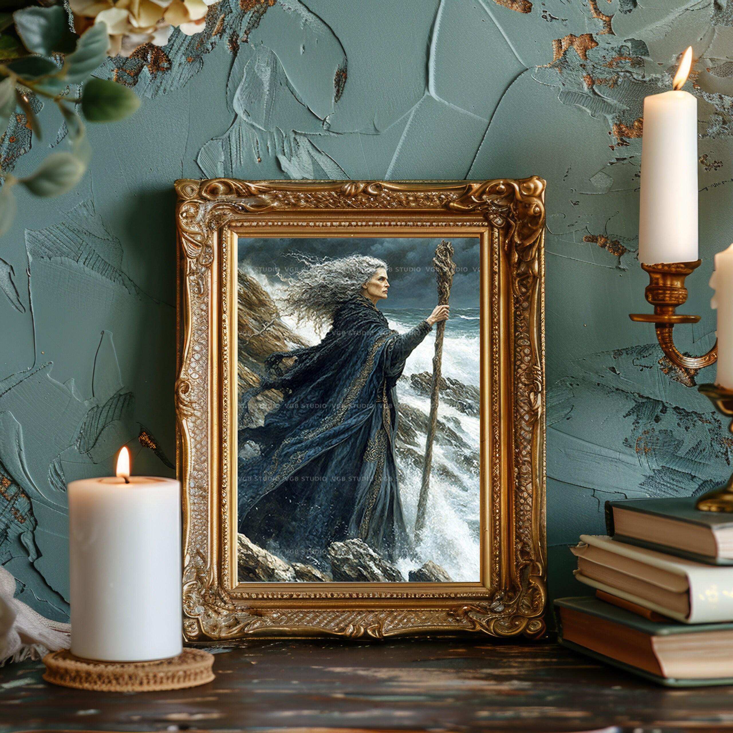 Cailleach Celtic Goddess Art Print Mythology Wall Art Ancient Winter ...
