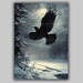 Raven Crow Gothic Castle Black Raven Print, Symbolic Transformation ...