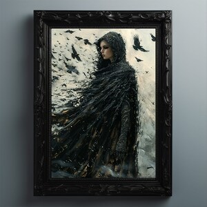 Morrigan Celtic Goddess Pagan Witchcraft Wicca, Witchy Artwork Esoteric ...