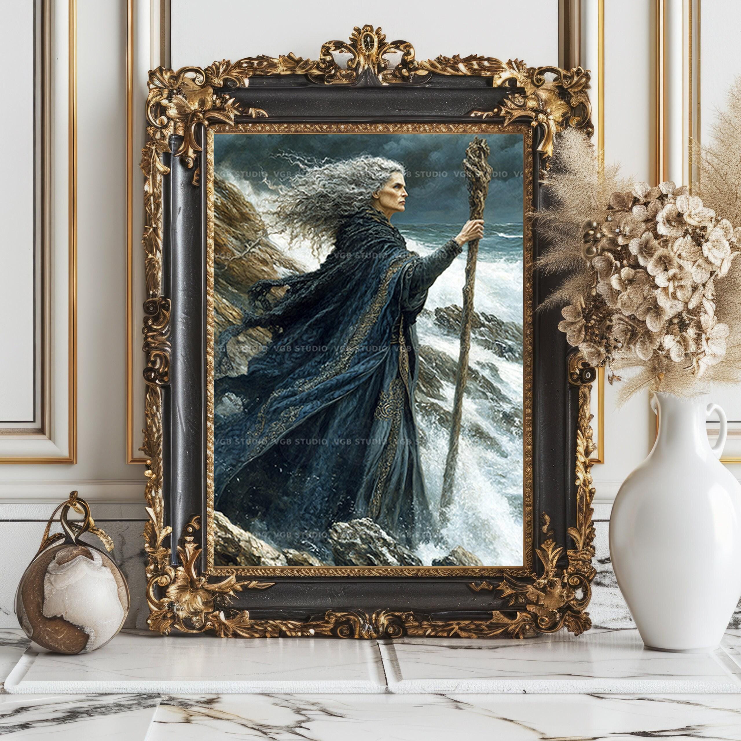 Cailleach Celtic Goddess Art Print Mythology Wall Art Ancient Winter ...