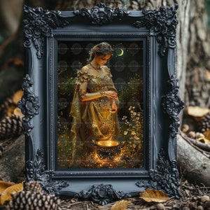 Ceridwen Celtic Welsh Goddess Underworld, Inspiration Deity Fine Art ...