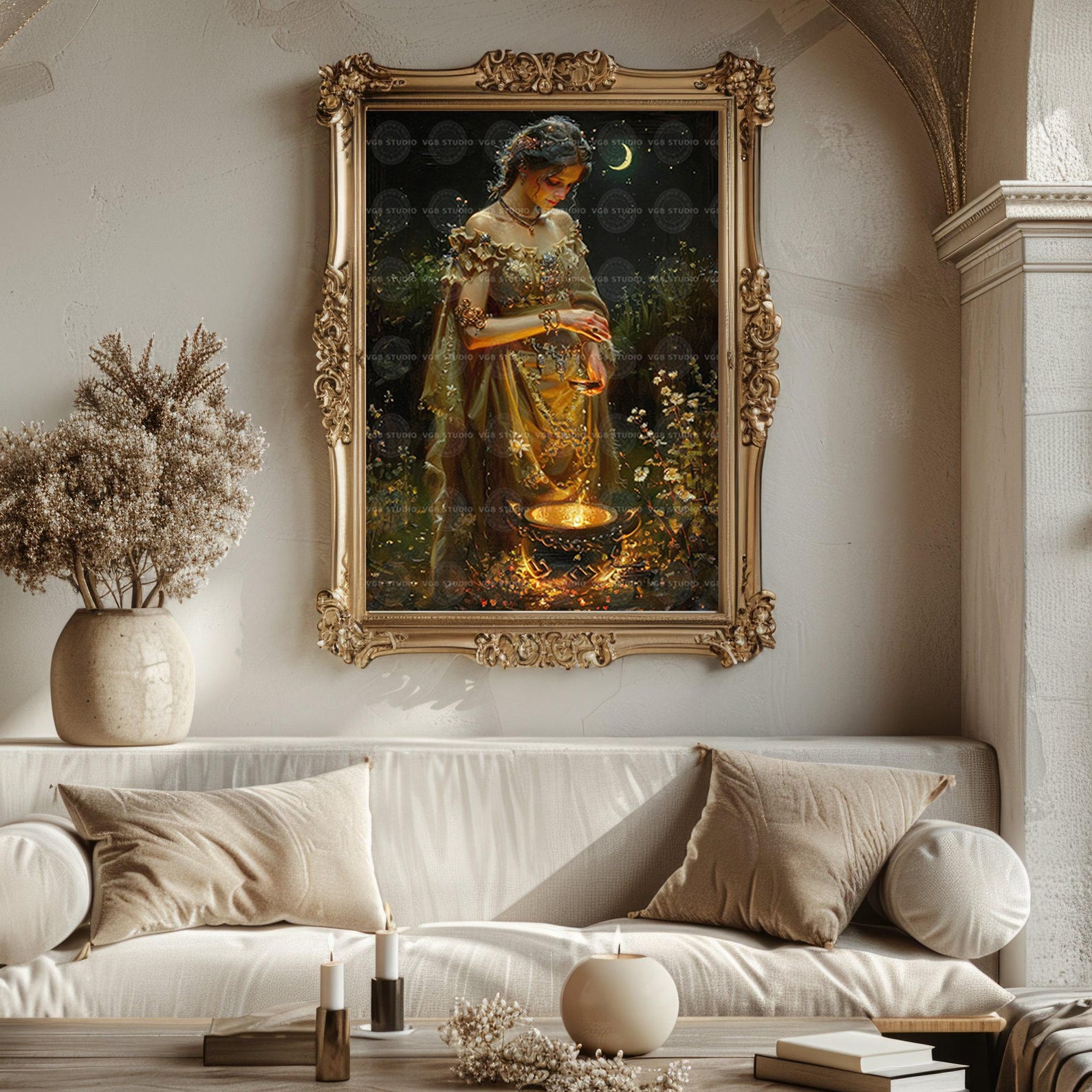 Ceridwen Celtic Welsh Goddess Underworld, Inspiration Deity Fine Art ...