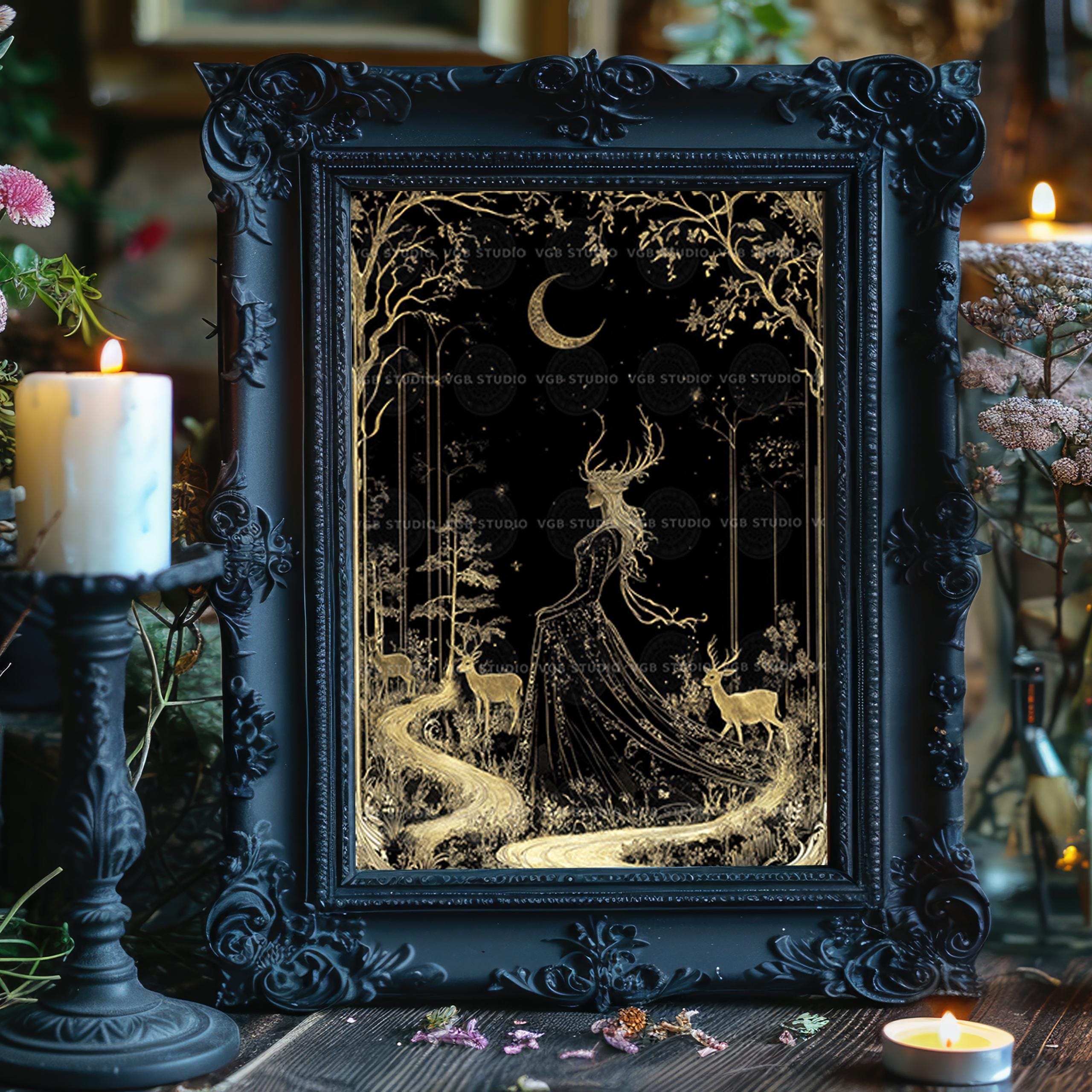 Elen of the Ways Celtic Goddess of Paths and Deer Forest Deity Pagan ...