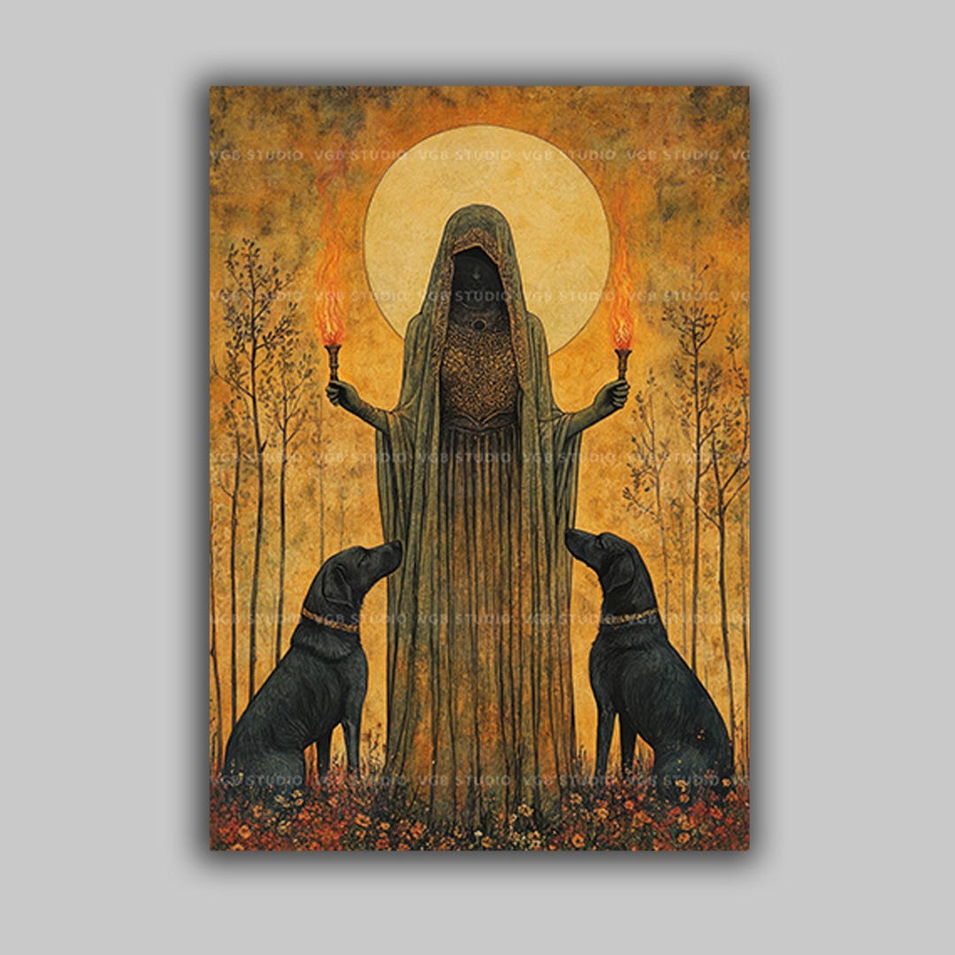 Hecate Witchcraft Night Greek Witchcraft Goddess Crossroads Magic ...