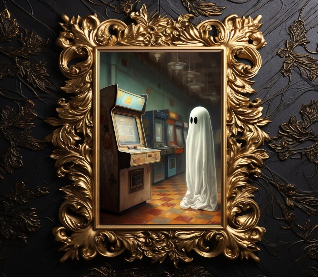 80s Ghost Abandoned Old School Arcade Spooky Gothic Ghostly - Etsy